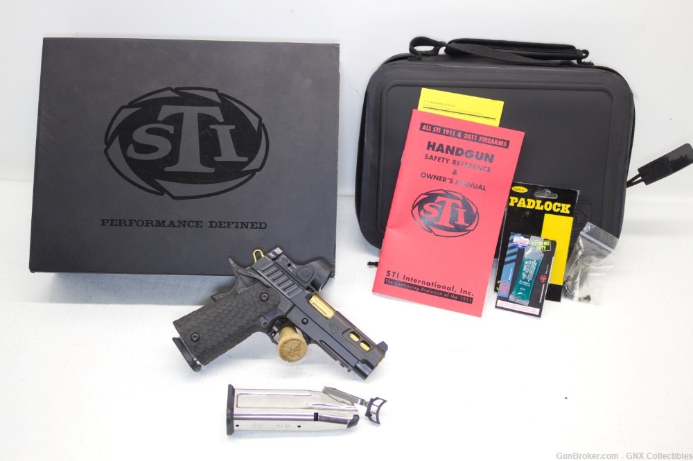 RARE STI 2011 DVC Carry HOST Package w/ Trijicon SRO PENNY START ...