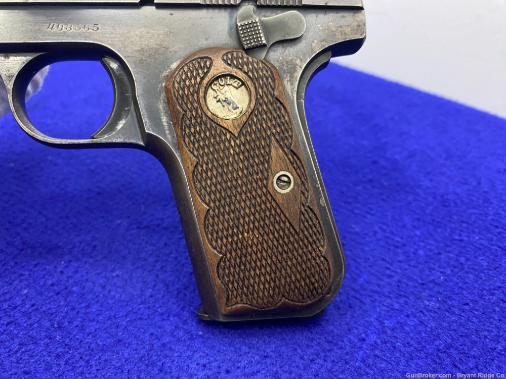 1922 Colt 1903 Pocket .32 Auto Blue *AWESOME THREADED BARREL SEMI AUTO ...