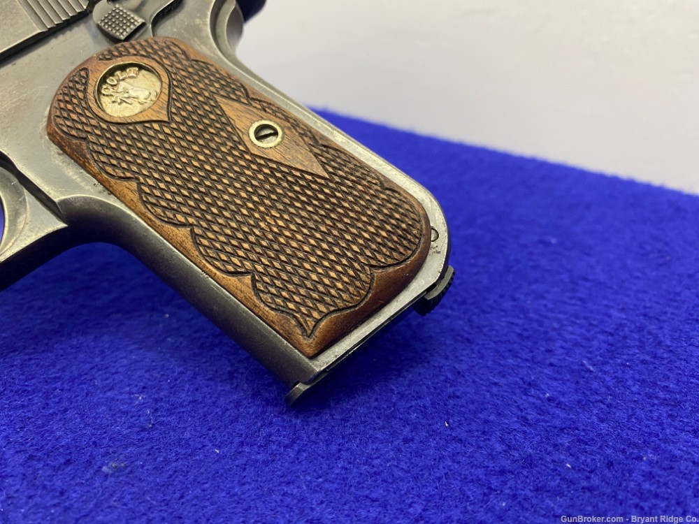 1922 Colt 1903 Pocket .32 Auto Blue *AWESOME THREADED BARREL SEMI AUTO ...