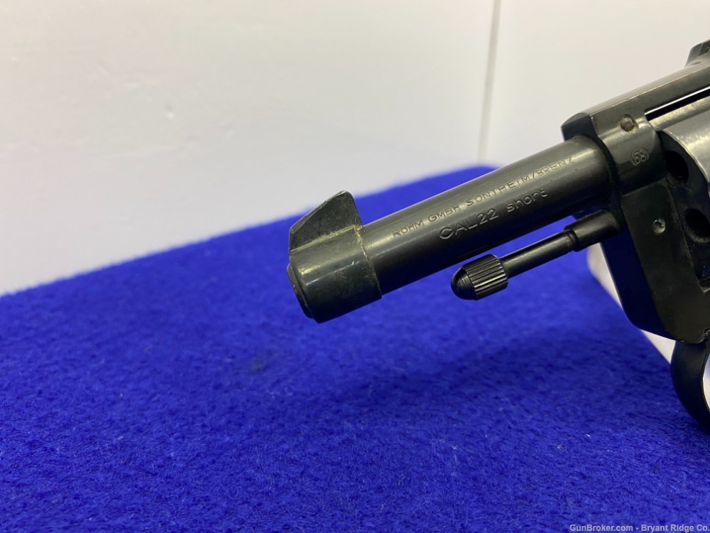 ROHM GMBH Sontheim/Brenz RG10 .22 Short Blue *WITH ORIGINAL FACTORY BOX ...