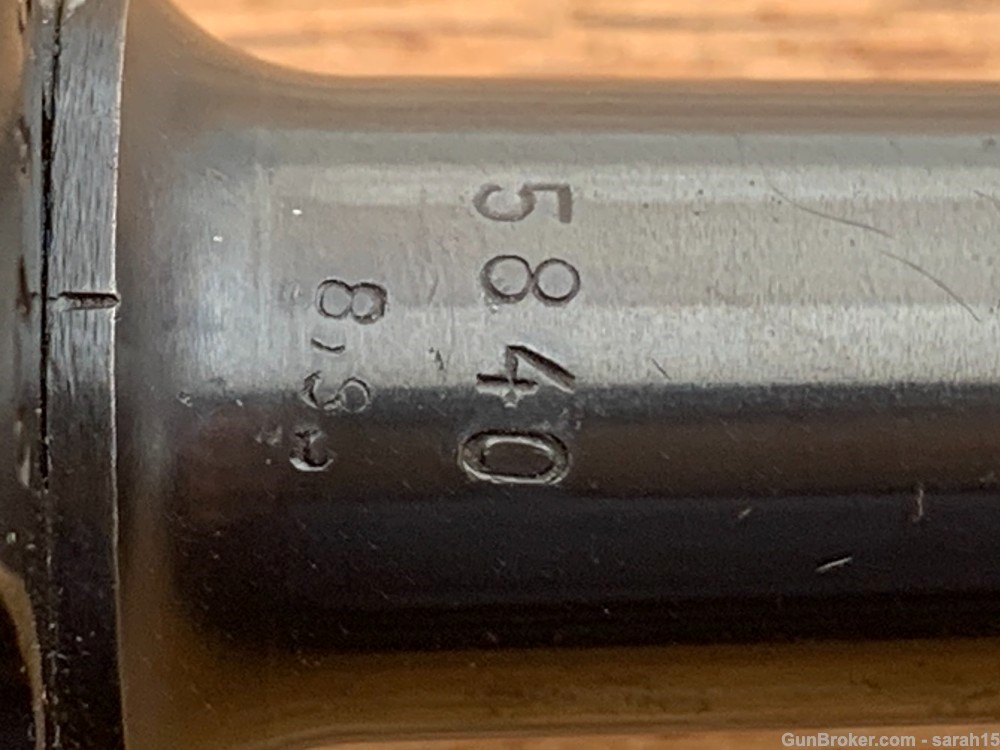 1937 4" BLUE LUGER P08 S/42 W/ 3 GRIPS 9MM FACTORY FULL CHECKERED ...