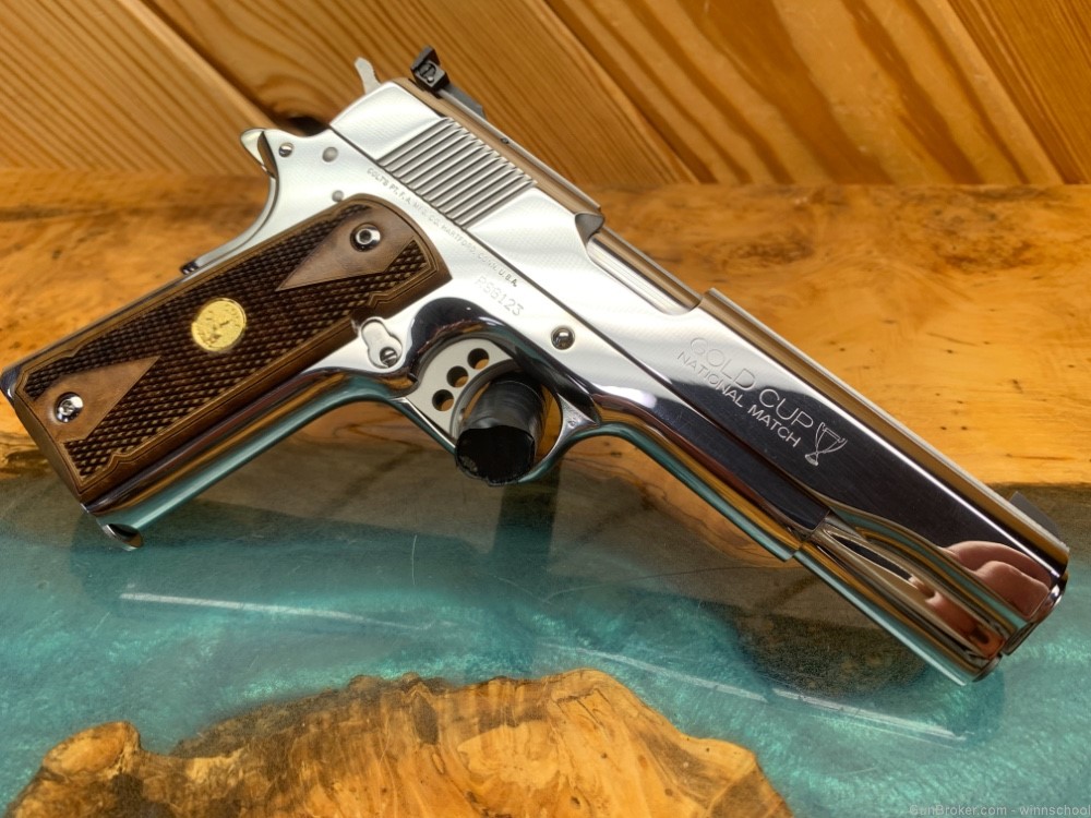 NICE ! TALO COLT NATIONAL MATCH ROYAL STAINLESS GOLD CUP .45ACP 1 OF 400 NR - Semi Auto Pistols ...