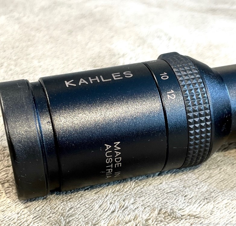 KAHLES 3-12x56 *LIKE NEW* 30MM PLEX RETICLE MATTE MADE IN AUSTRIA - Gun ...