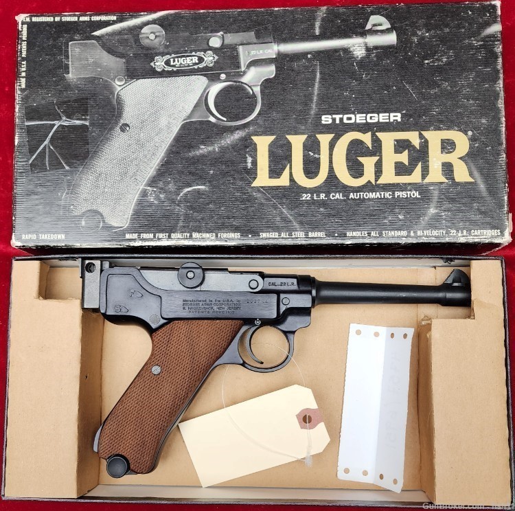 Stoeger Luger .22 LR Target Model - Semi Auto Pistols at GunBroker.com ...