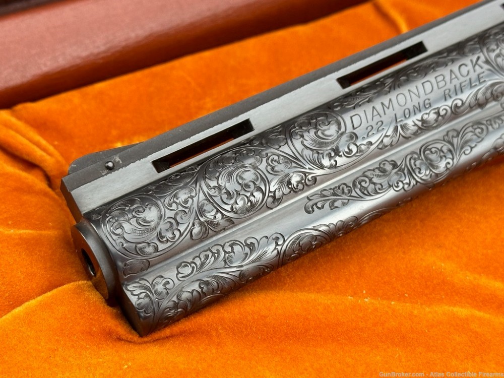 The RAREST 1979 Colt Diamondback 6" Royal Blue 22LR *FACTORY ENGRAVED ...