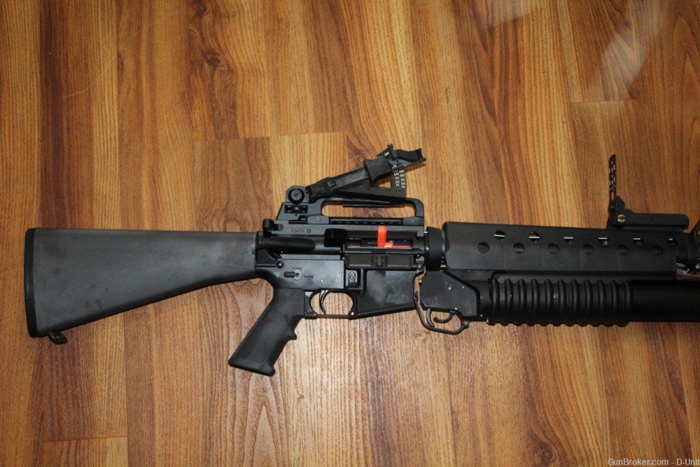 LMT M203 with new heat shield and Colt A4 retro rifle - Semi Auto ...