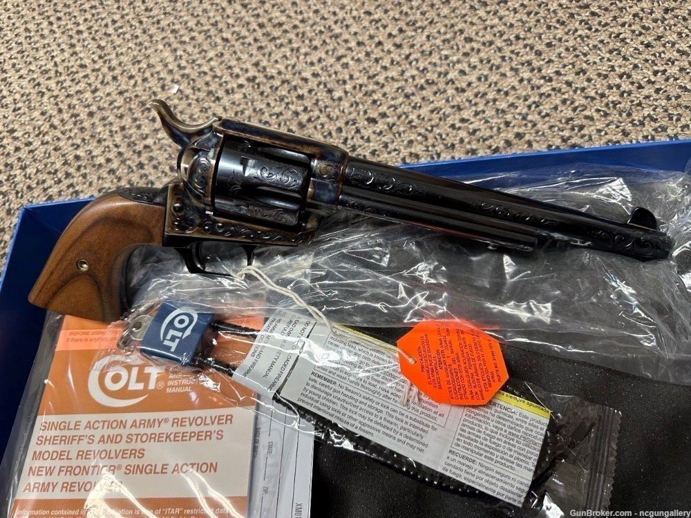 Colt SAA 150th Anniversary #116 of 150 Tier III 7.5" P2870Z - Revolvers ...