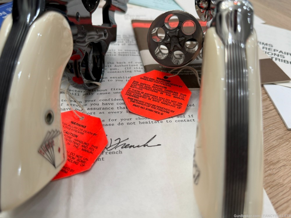 NIB, UNFIRED 1989 COLT PYTHON SNAKE EYES SET WITH LOW SN 036, Penny ...