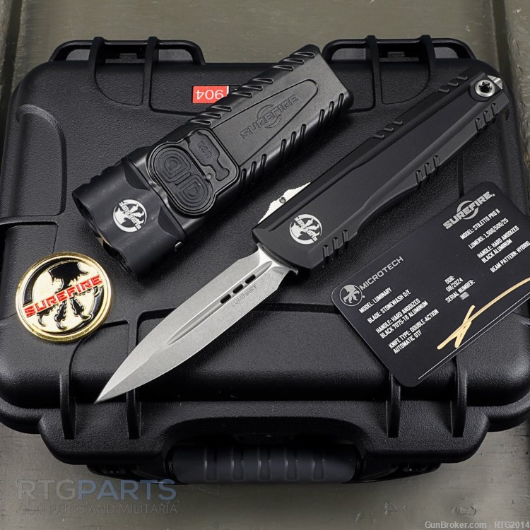 Limited Edition Microtech Luminary 3.56" Dagger OTF ZBT & Custom ...