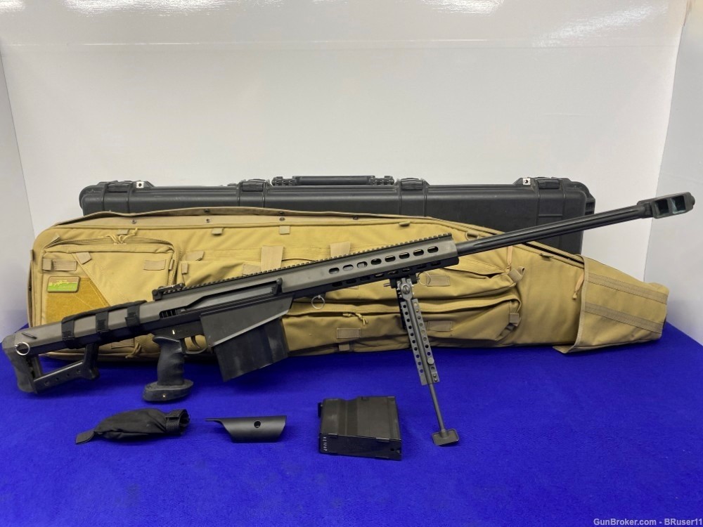 Barrett 82A1 50 BMG Black 29" *POWERHOUSE SEMI-AUTO RIFLE* Stellar ...