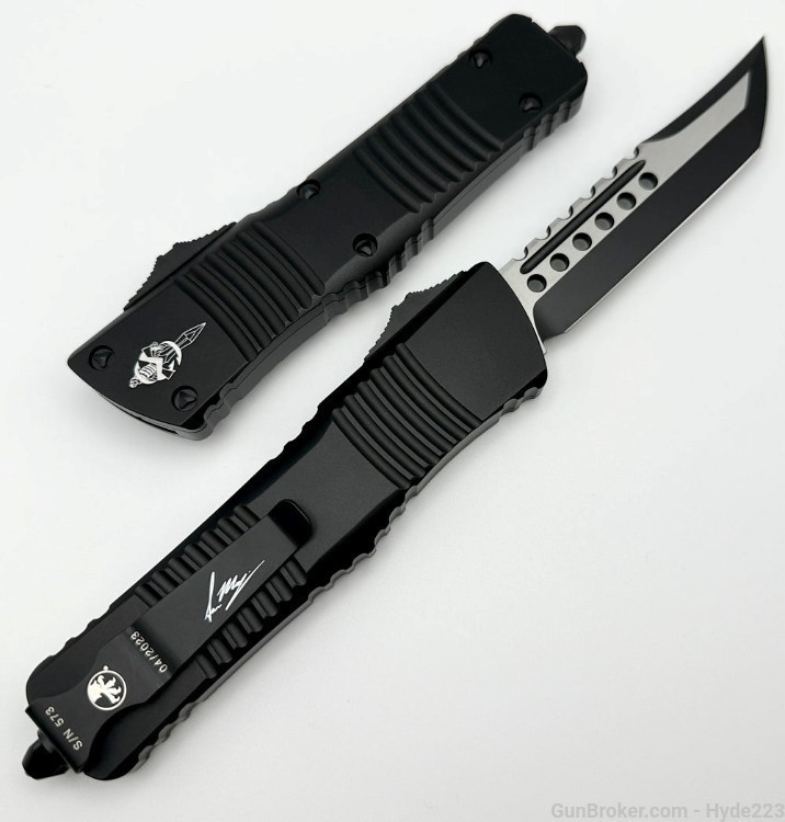 Microtech Combat Troodon Hellhound Tactical - Automatic Knives at ...