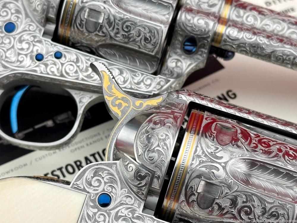 1 OF 1 MADE = TURNBULL SAA 45 COLT SET = JOHN PEASE FACTORY MASTER ...