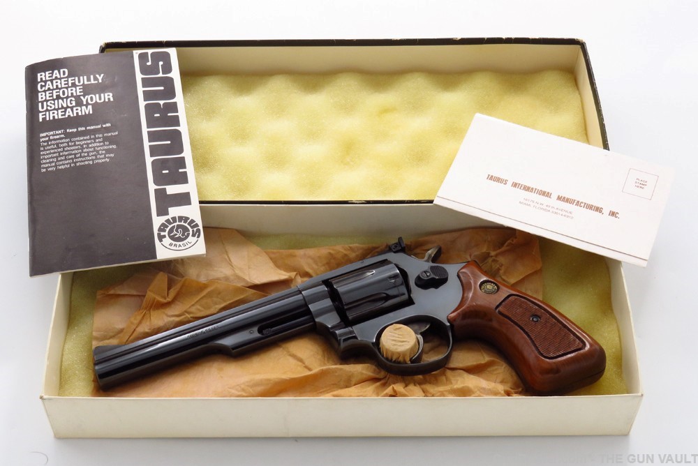 TAURUS MODEL 66 BLUE personal collection - Revolvers at GunBroker.com ...