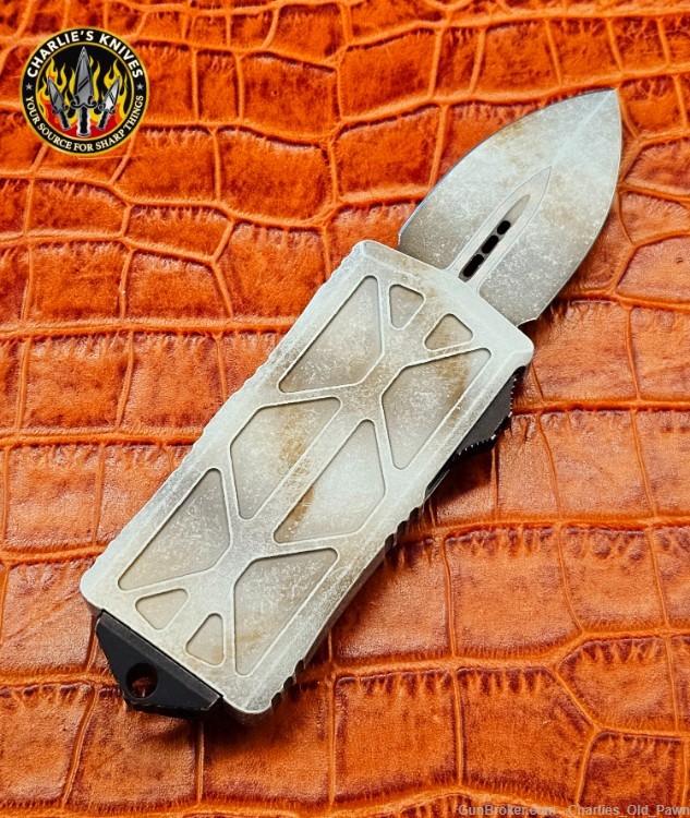 Microtech Sandtrooper Exocet Money Clip D/E SA Auto (OTF) Knife 157-1 ...