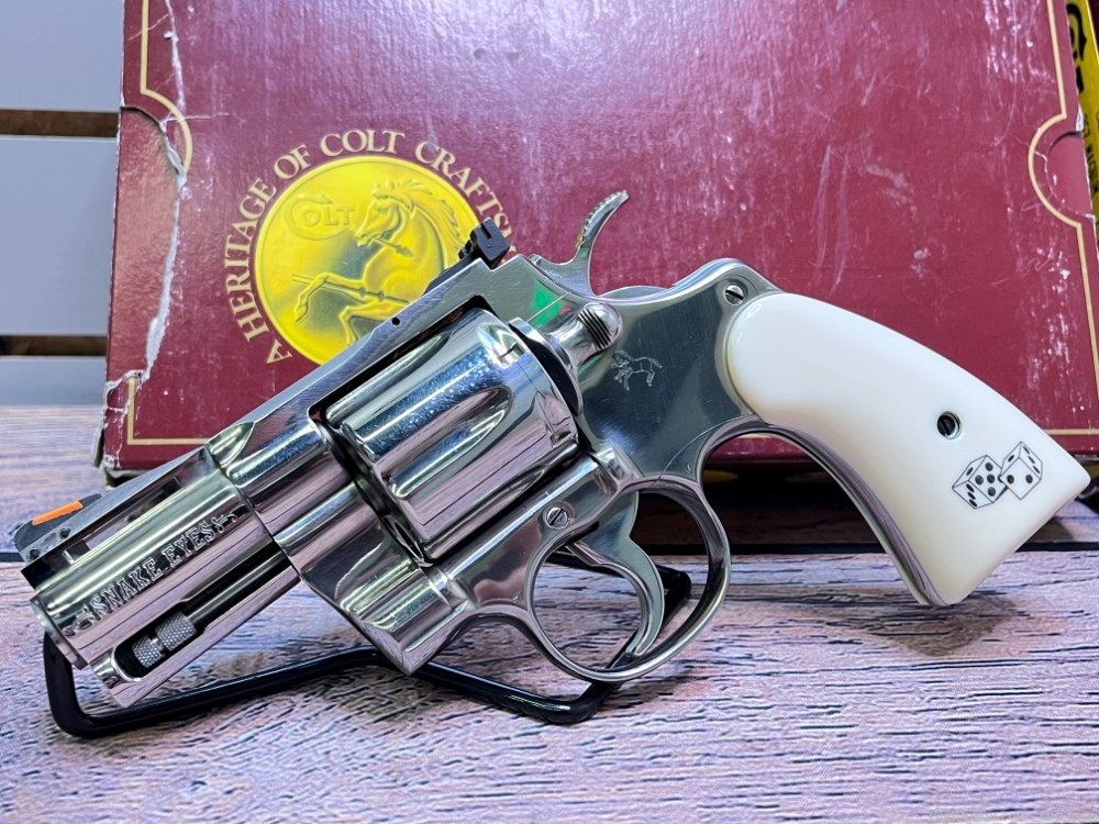 Colt Python Snake Eyes .357 Mag #410 of 500 1989 RARE SET & DISPLAY ...