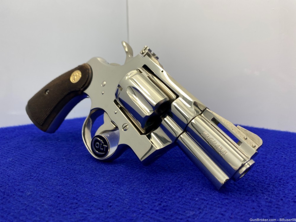 1969 Colt Python .357 Mag *RARE & SOUGHT-AFTER 2.5" NICKEL FINISH MODEL ...