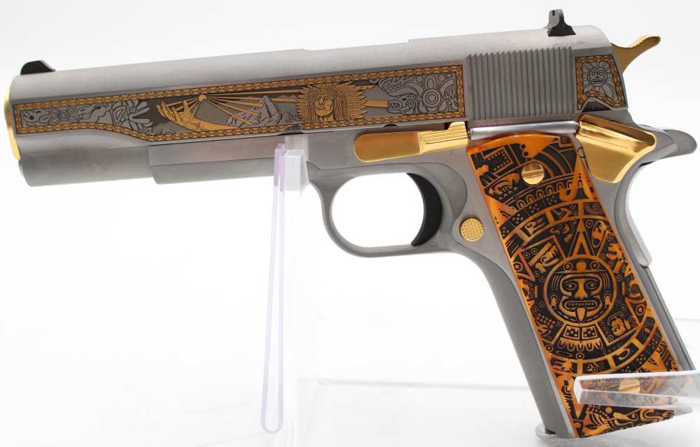 *New* Colt Government M1911 "Aztec Empire" .38 Super 5"Bbl 8+1 *268 of ...