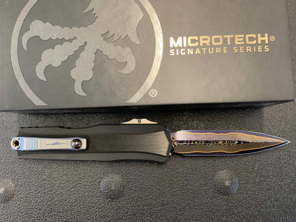 Microtech Cypher II Custom Auto Knife - Automatic Knives at GunBroker ...
