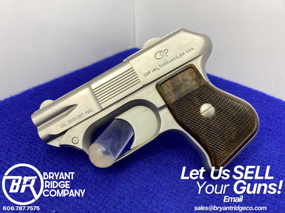 COP Inc. Derringer .357 Mag Stainless 3" *RARE & DESIRABLE MODEL ...