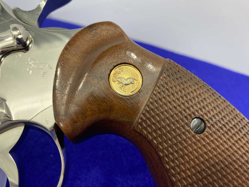 1978 Colt Python .357 Mag Nickel 8" *COLLECTIBLE SNAKE SERIES REVOLVER ...