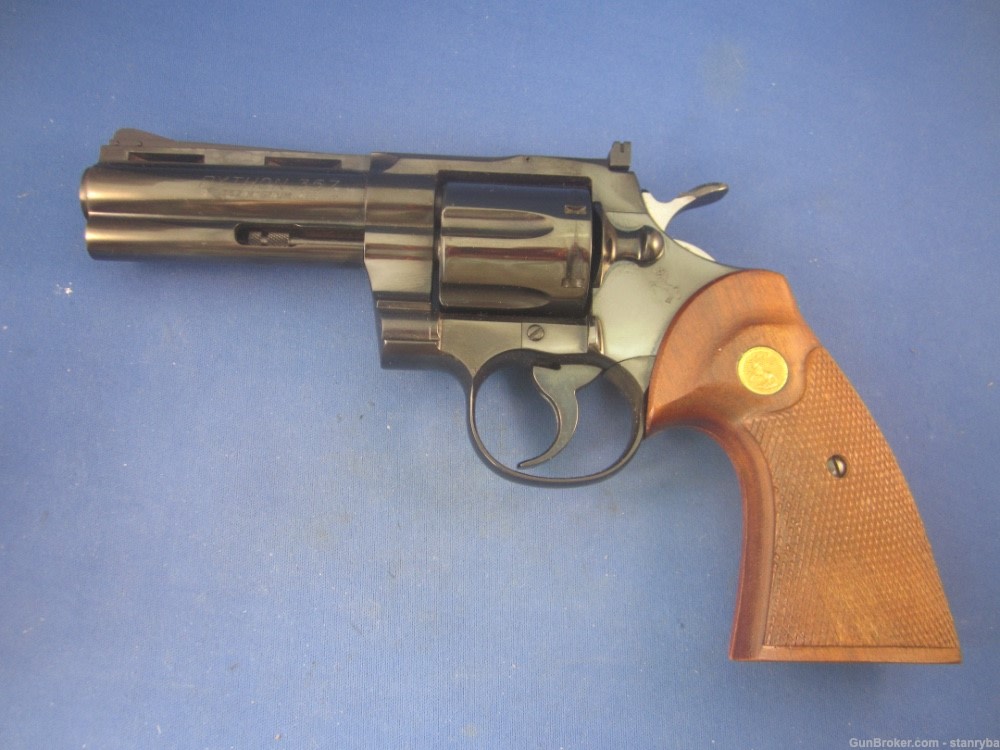 COLT PYTHON 4" BLUE UNFIRE MFG.1960 FIVE Digit SERIAL NUMBER #12776 ...