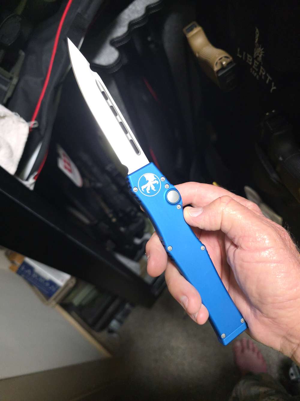 Microtech halo 5 otf auto - Automatic Knives at GunBroker.com : 1114779284