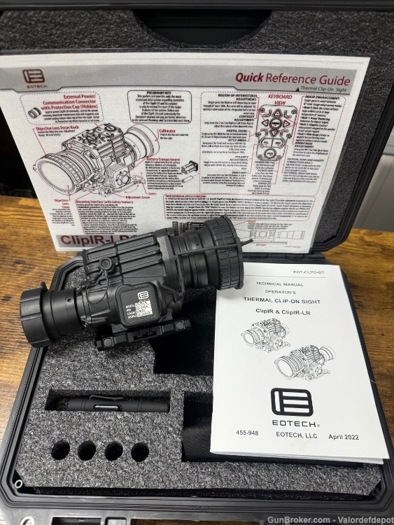 EOTECH ClipIR-LR Thermal Sight Part# EOT-CLPO-DT-B-LR eotech - Thermal ...