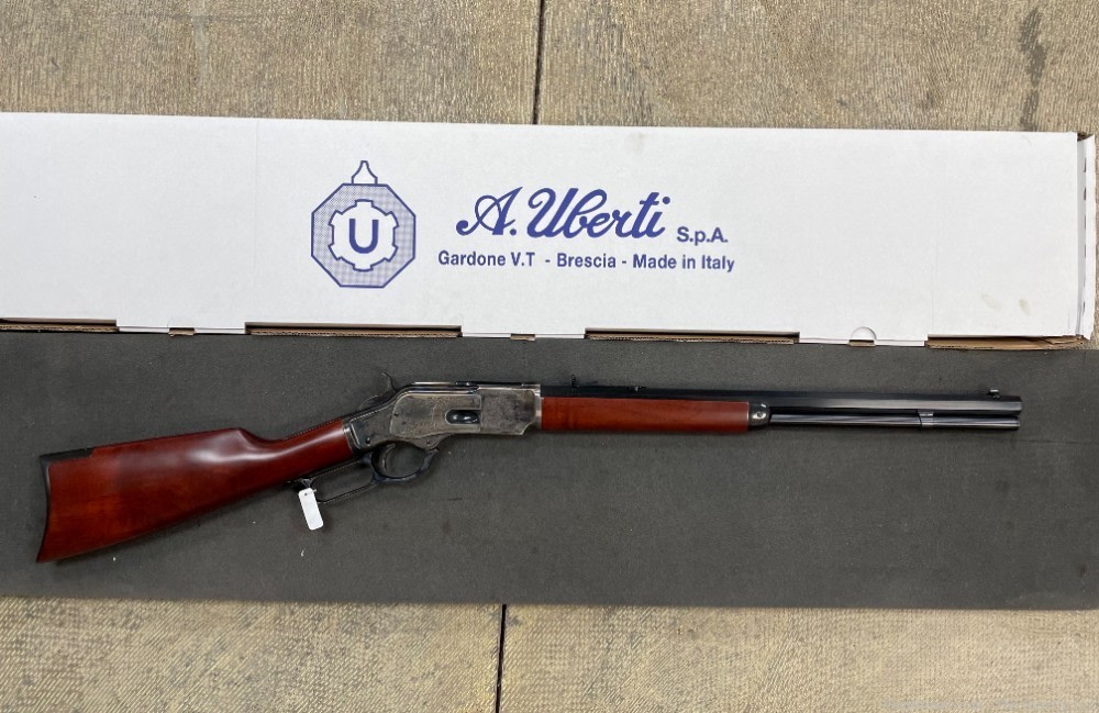 Uberti 342813 150th Anniversary 1873 Rifle, 357 Mag, CCH, Engraved ...