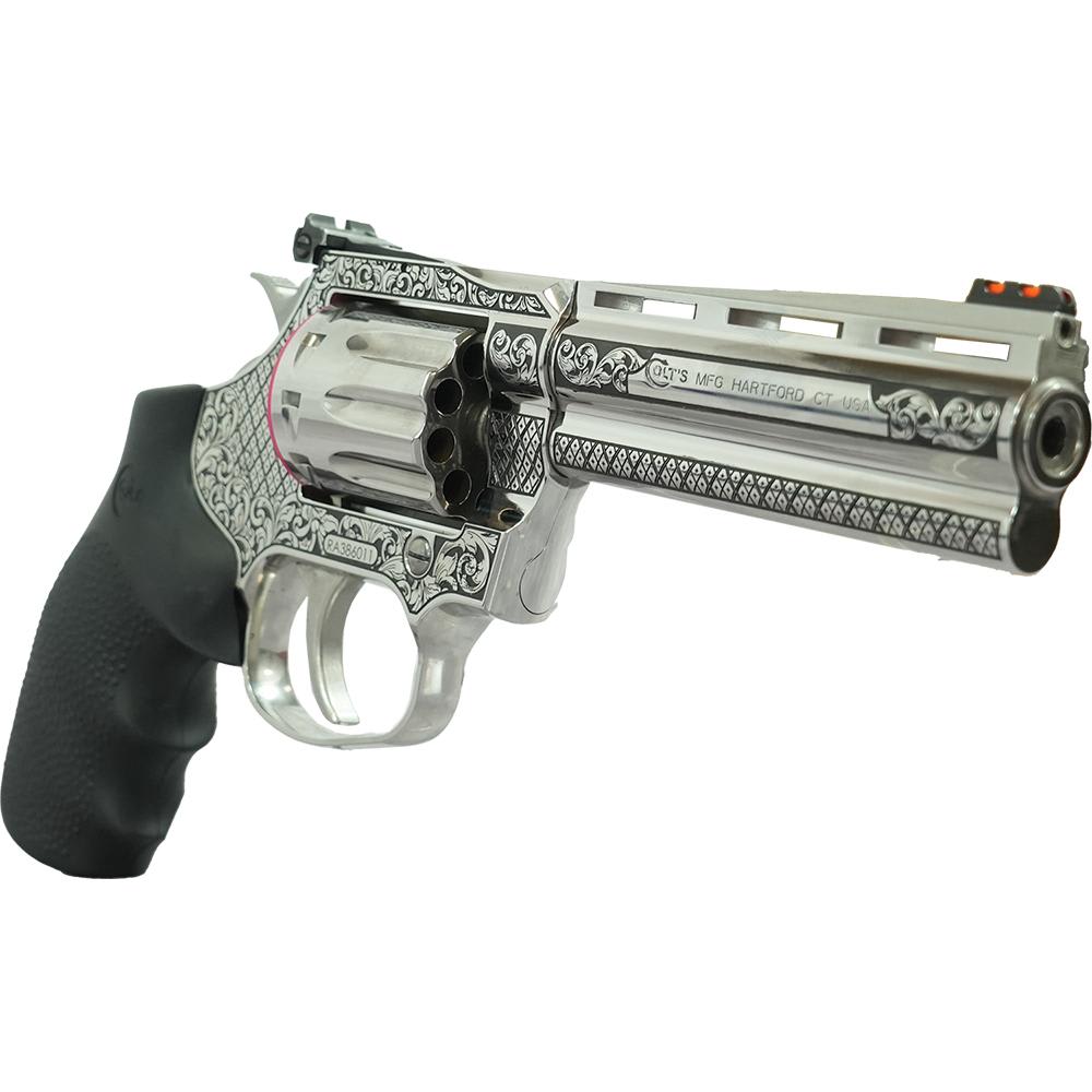 Colt King Cobra Target 22 LR Revolver 4.25" 10rd custom Filigree Steel ...