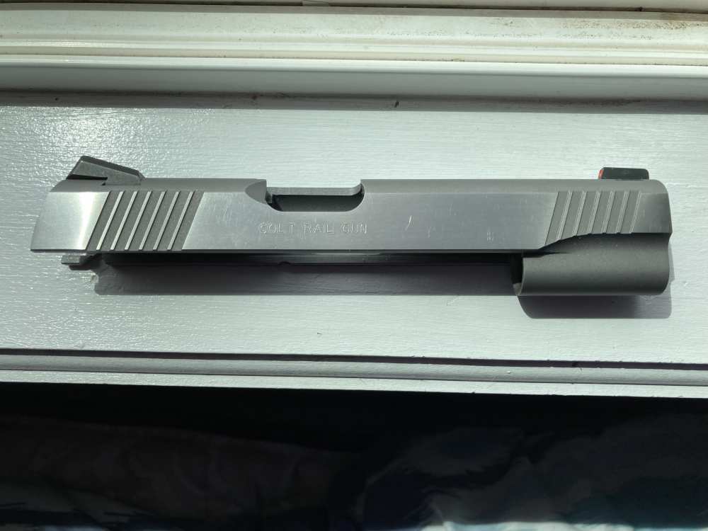 Colt 1911 Slide Factory Rail Gun .45ACP Novak Sights - 1911 Slides at ...