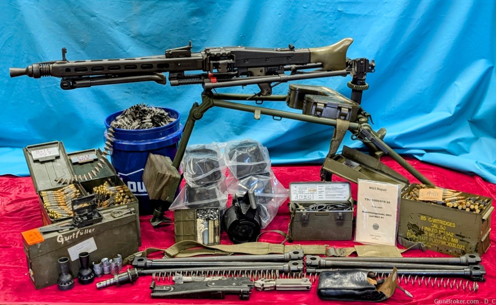 Austrian Steyr MG74 MG-74 MG3 7.62 NATO Post Sample Machine Gun ...