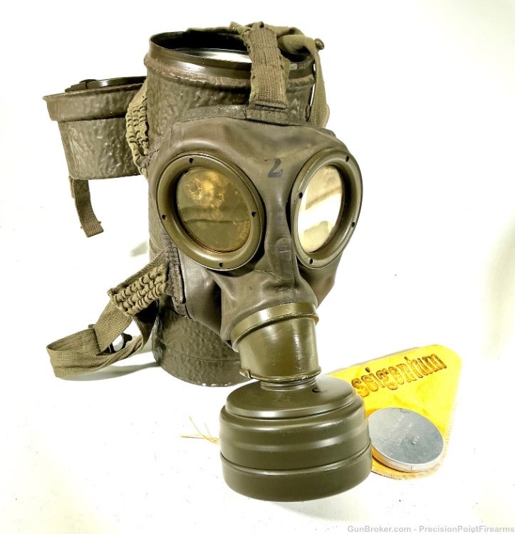 German Gas Mask, WW2, M38 / GM 38, Canister - Survival Gear at ...