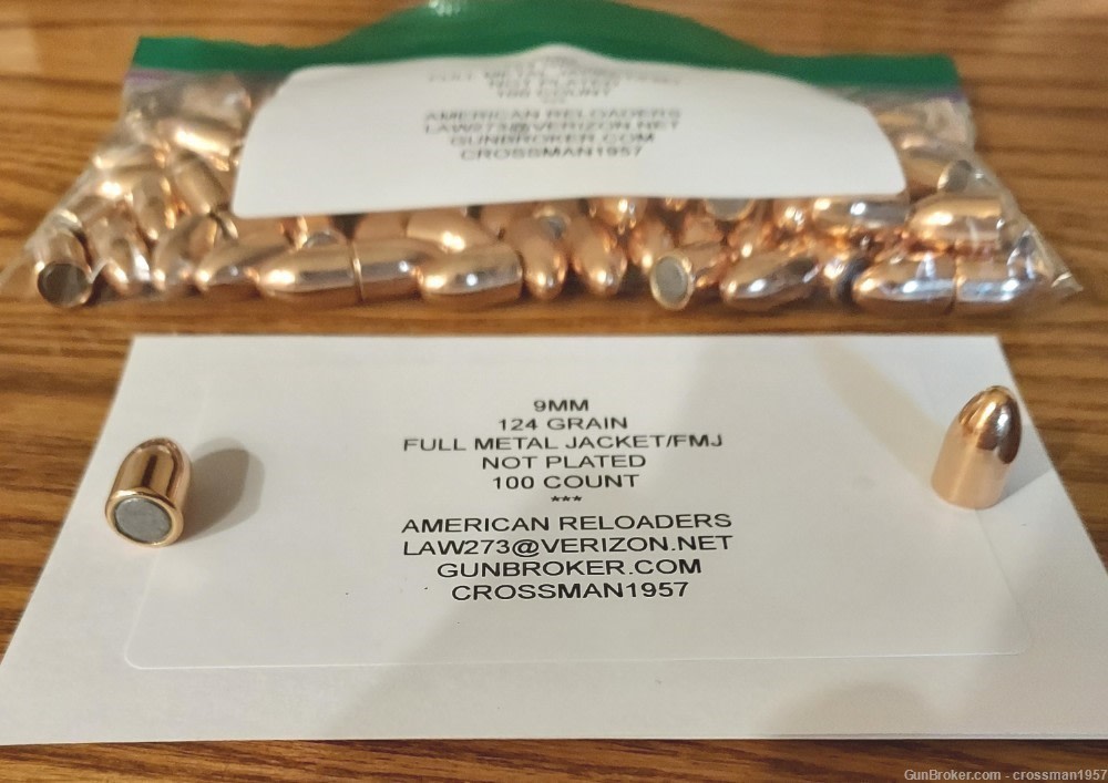 9MM Luger Parabellum Bullets Reloading - Other Reloading Supplies at ...