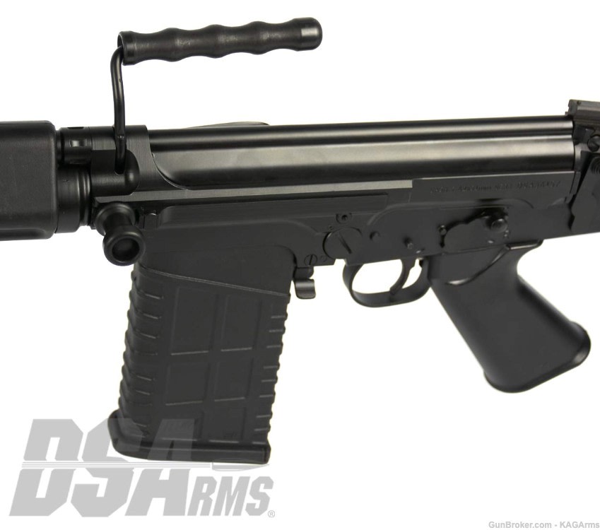DSA SA58 21" Classic Edition SA5821S-V2-A Carry Handle Bipod FAL 7.62 ...