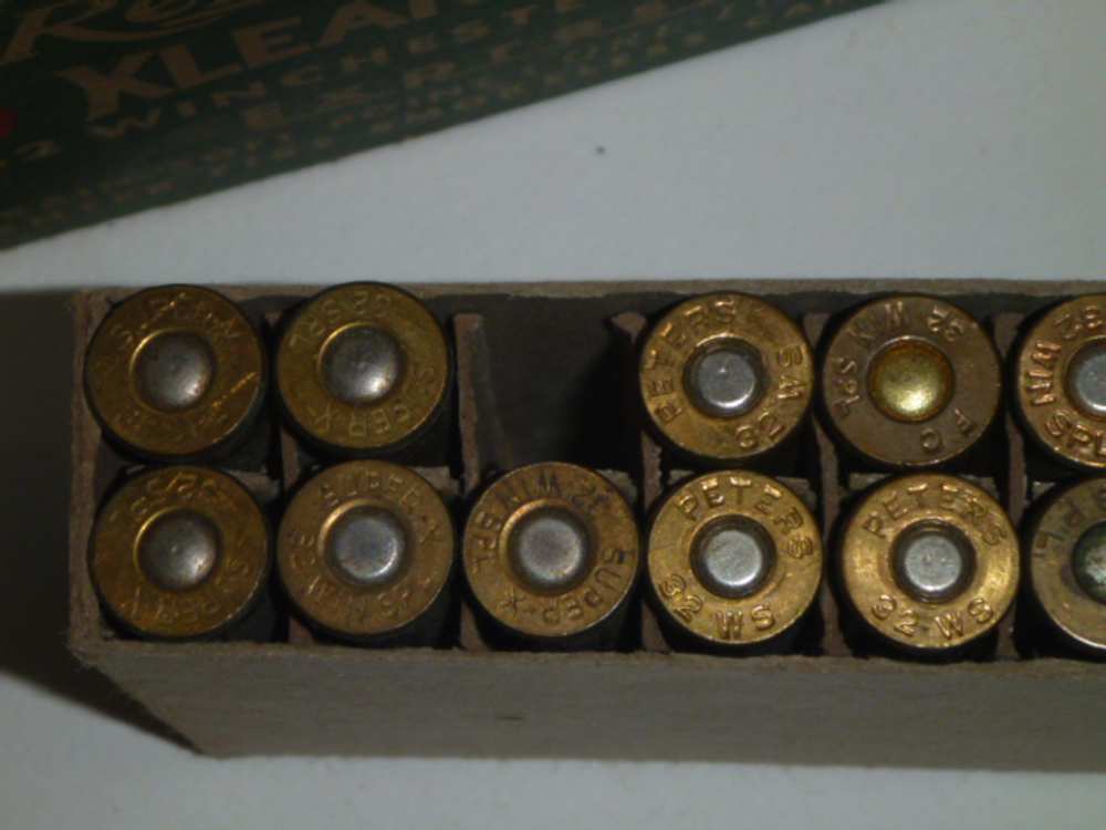 Vintage 32 Winchester Special NOS Assorted Win-Rem-Peters 39 Rounds ...