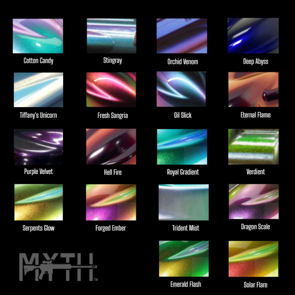 MYTH BILLET Slick Side Upper Receiver PCC AR9 9MM Hell Fire Red Black ...