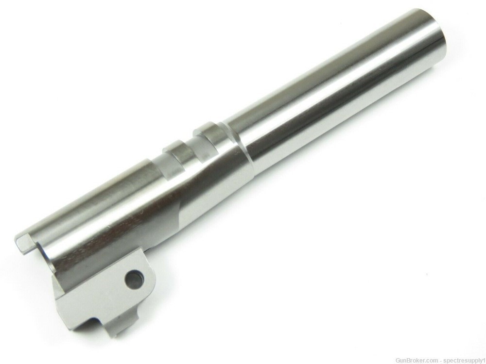 1911 9mm Commander 4.25" Match Stainless Wilson Nowlin Ramped Barrel ...