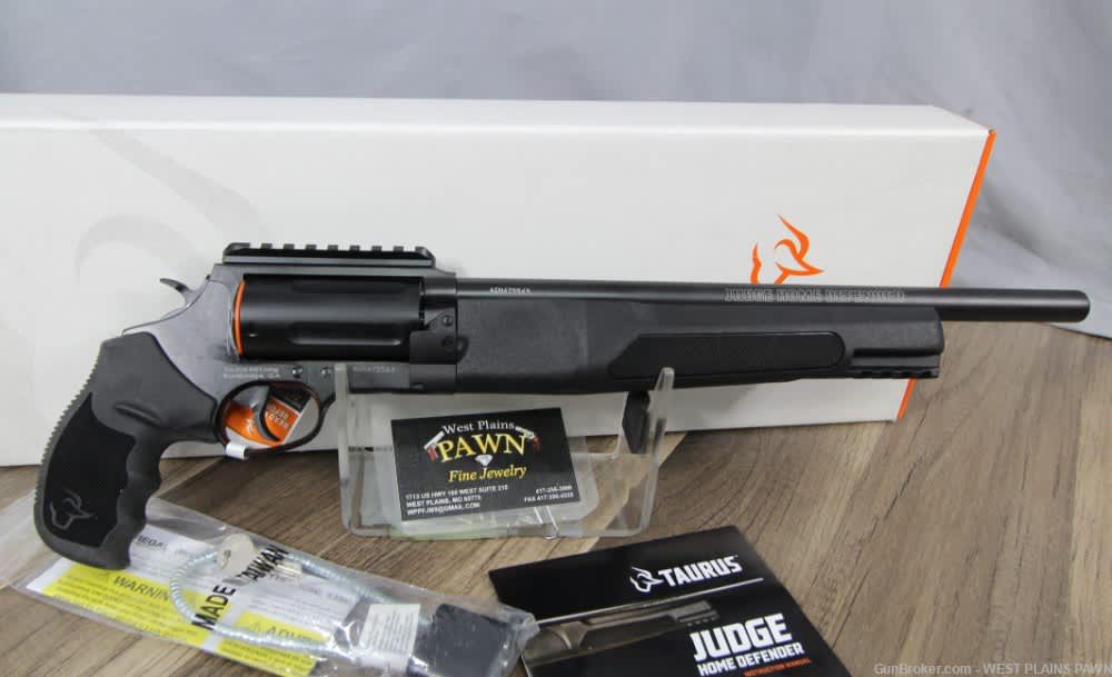 NIB Taurus Judge Home Defender .45LC / 410ga 13" 5rd Black 2 ...