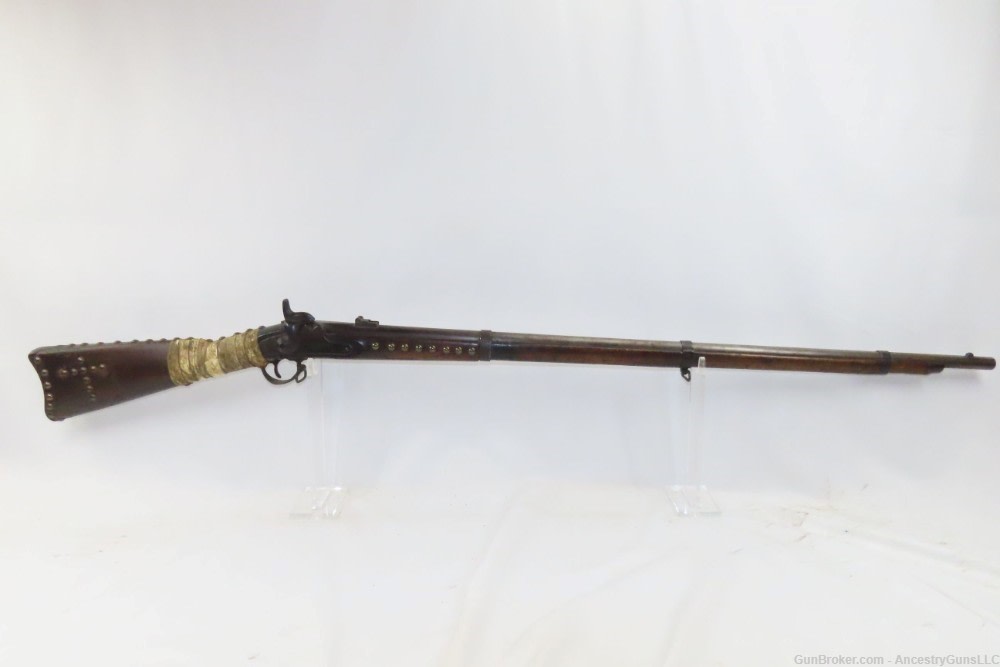 TACK DECORATED Antique COLT SPECIAL U.S. Model 1861 Rifle-Musket CIVIL ...