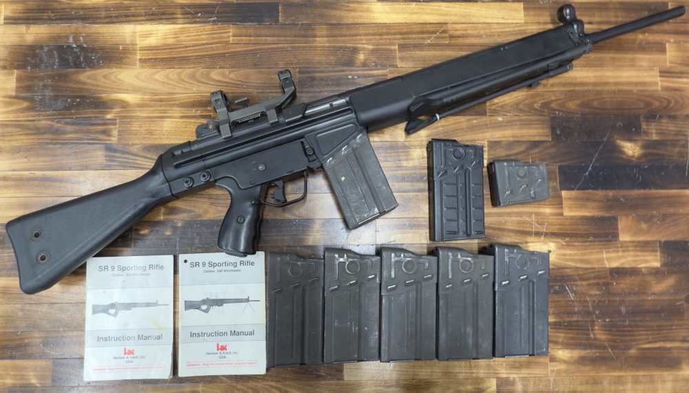 H&K SR9 W/ORIGINAL HK CLAW MOUNT / OWNERS MANUAL & 12 MAGS! PRICE REDUCED! - Semi Auto Rifles at ...
