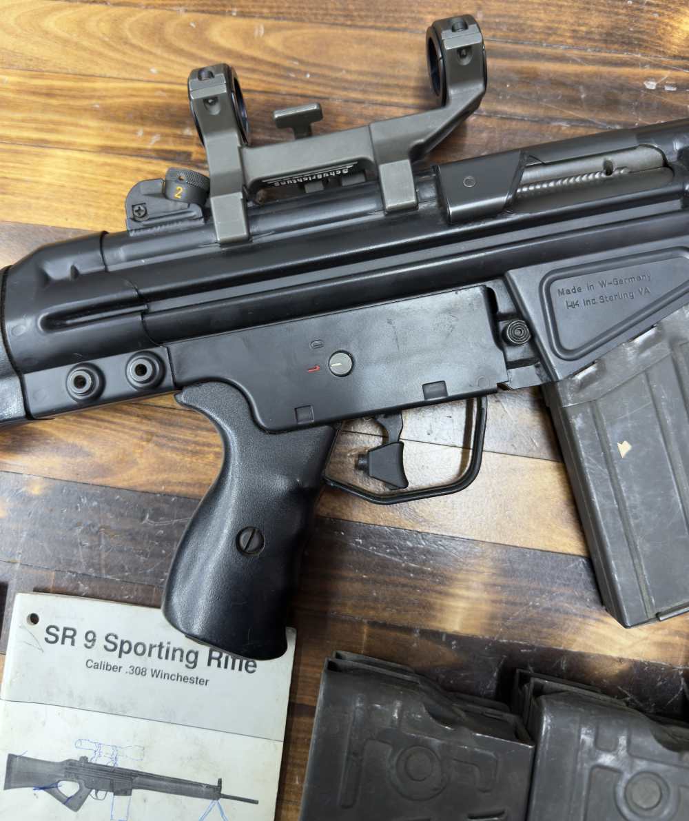 H&K SR9 W/ORIGINAL HK CLAW MOUNT / OWNERS MANUAL & 12 MAGS! PRICE REDUCED! - Semi Auto Rifles at ...