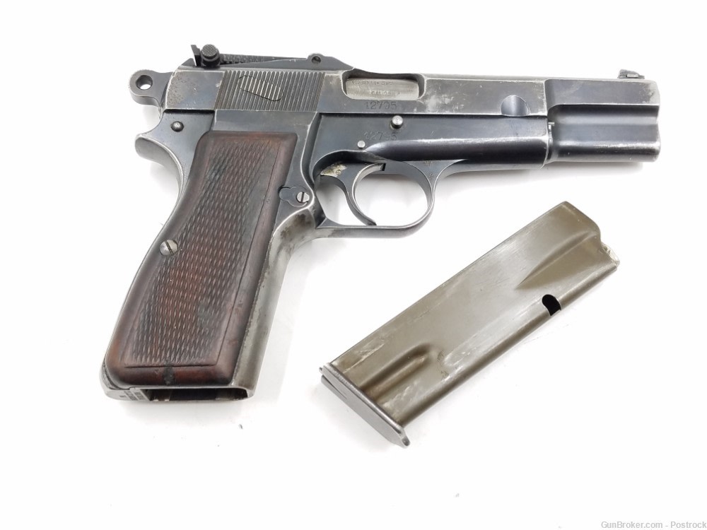 Rare Finnish FN Hi-power all matching P35 Tangent sights / slotted ...