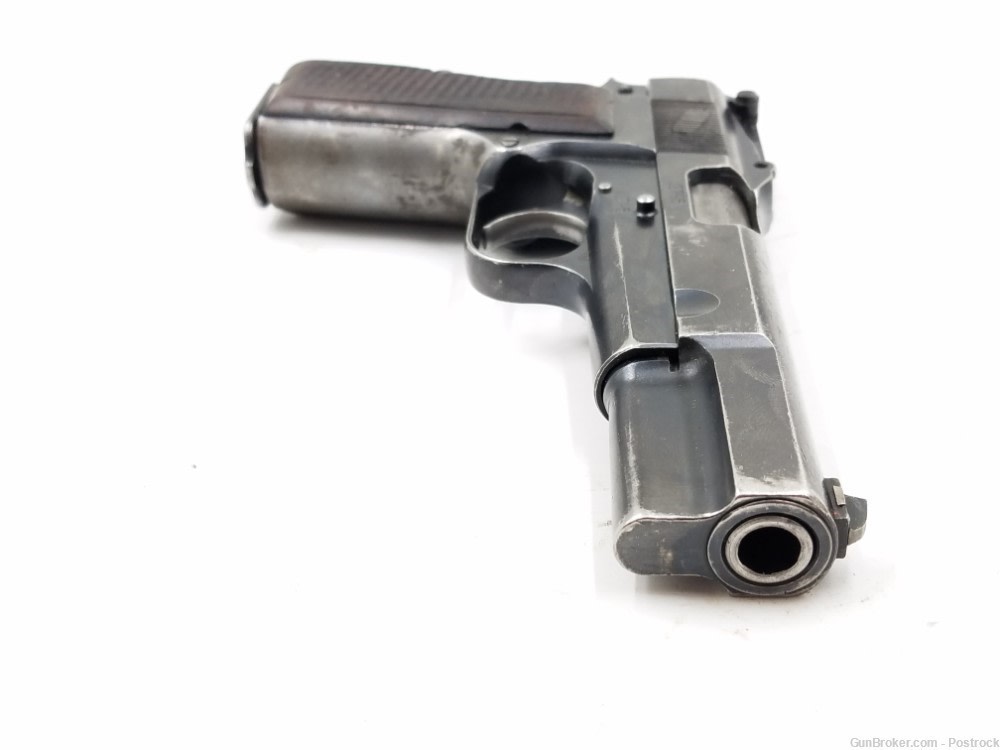 Rare Finnish FN Hi-power all matching P35 Tangent sights / slotted ...