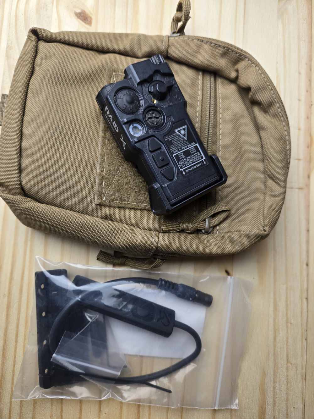 Wilcox RAID XE Full Power Red vis laser- black - Tactical Gear at ...