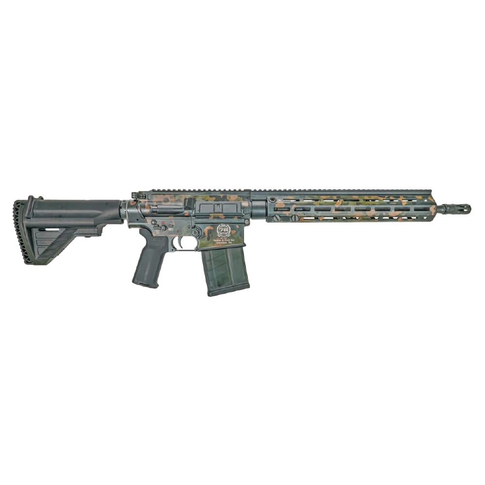 HK MR762A1 7.62mm Flecktarn Rifle w/4 20rd Mags 81001005 - Semi Auto ...