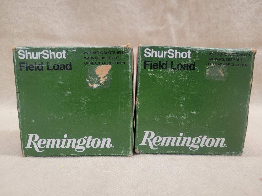 2 NOS Remington 16 Gauge Shur Shot Field Load Shotgun Shells - Shotgun ...