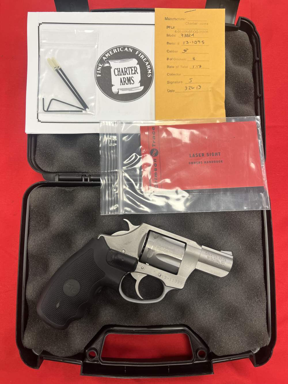 Charter Arms Undercover .38 Spl snub nosed 2 inch revolver 5 shot CT ...