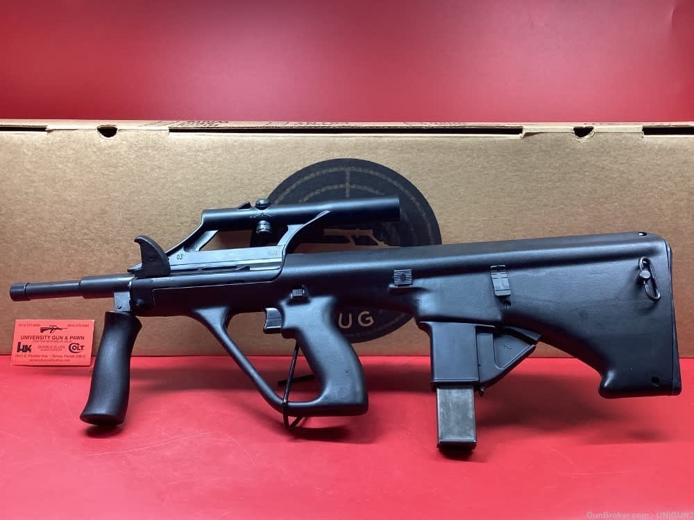 STEYR AUG Model MP88 Rifle 9MM Luger BULLPUP Semi Auto Optic 1 of 88 ...