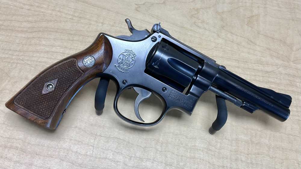 1953 Smith & Wesson K22 Revolver .22 LR - Revolvers at GunBroker.com ...