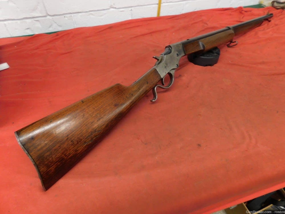 Stevens 414 Armory 22LR - Single Shot Rifles at GunBroker.com : 1120418444